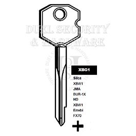 Burg Copy XBW1 Cruciform Key Blanks