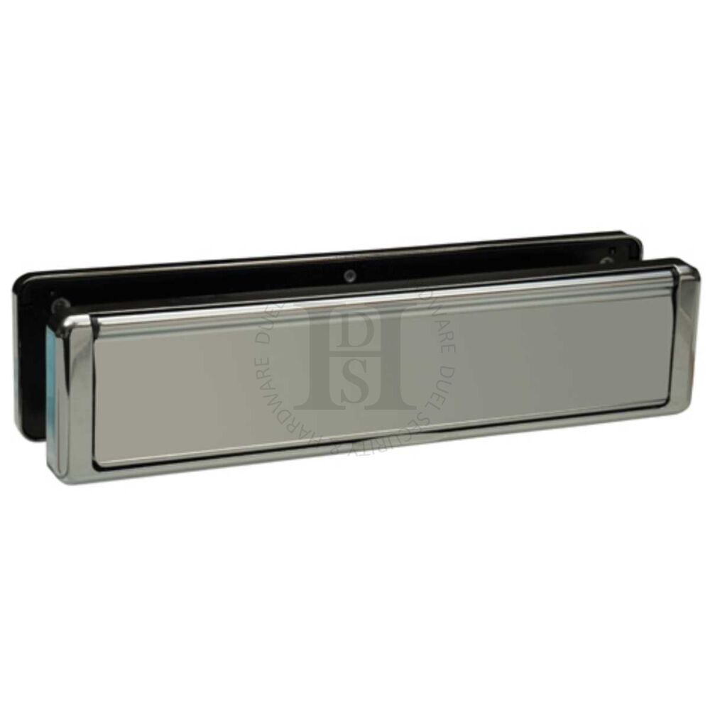 Fab n Fix FFLP1240BC Nu-Mail UPVC Telescopic Letterplate 40-80mm Bright ...
