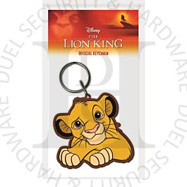 Disney Simba From The Lion King RK38902C PVC Rubber Keychain 6x6cm