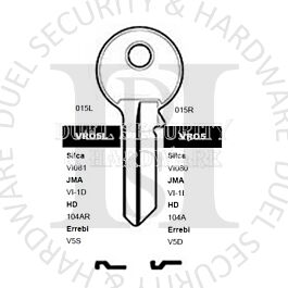 Viro Copy VRO52-VRO5L Cylinder Key Blanks