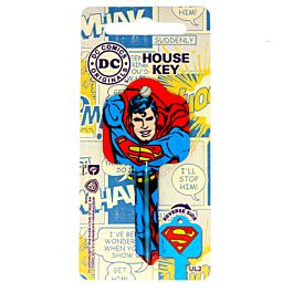DC Comics Superman Licensed Universal 6-Pin Cylinder Key Blank