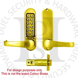 Codelocks CL515B 60mm Backset Tubular Mortice Latch Lock HAS CODE FREE ...