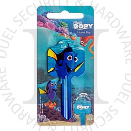 Disney Finding Dory - Dory Universal UL2 6-Pin Cylinder Key Blank