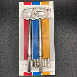 Duel Security FB4 Fire Brigade Genuine Rim Key 102mm Long Pack of 2