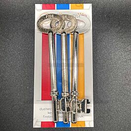 Duel Security FB4 Fire Brigade Genuine Rim Key 102mm Long Pack of 3