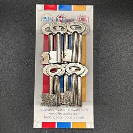 Duel Security FBW FB5 FB1 Fire Brigade Genuine Small Padlock Key Pack of 10