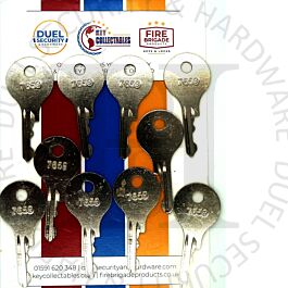 Hoppe Compatible 2D025 TS7659 KCW1 Espag Locking Window Handle Key Pack ...