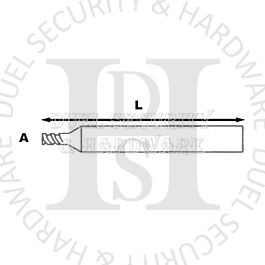 RST GMUC15 Tibbe Cutter 2.3x35mm for Mustang TM303 Milling Key Machine
