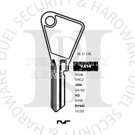 Vachette Copy VA14 Cylinder Key Blanks