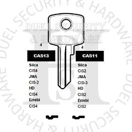 CAS-CISMA Copy Orion CAS11 Cylinder Key Blanks Silca CIS2 JMA CIS-3 HD ...