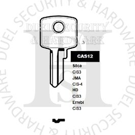 Cas-Cisma Copy Orion CAS12 Cylinder Key Blanks Silca CIS3 JMA CIS-4 HD ...