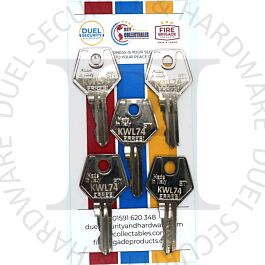 Strebor Compatible TSS16 KWL74 Locking Window Handle Key Pack of 5