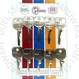 Avocet WMS Compatible 329B KWL18 Locking Window Handle Key Pack of 10