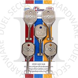 Avocet WMS Compatible TS7255 KWL11 Twin Pin Locking Window Handle Key ...