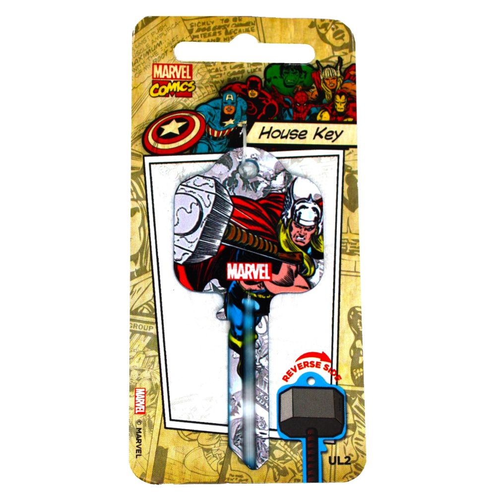 Marvel Originals The Mighty Thor Licensed Universal 6-Pin Cylinder Key ...
