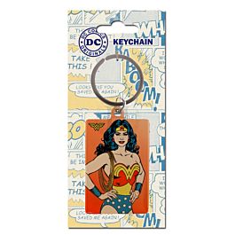 DC Comics MK38759C Wonder Woman Premium Steel Licensed Keychain-Keyring