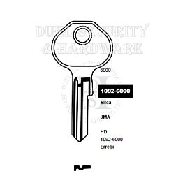 Master Copy 1092-6000 Cylinder Key Blanks