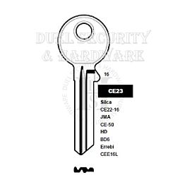 CES Copy CE23 Cylinder Key Blanks