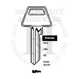 Ruko Copy RUK26L Cylinder Key Blanks