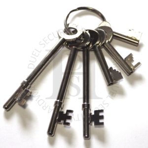 Fire Brigade Keys, Padlock, Rim Slam Lock, Security, Wales, UK