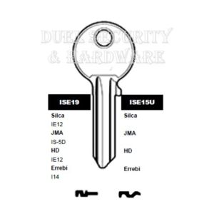 Iseo Copy Key Blanks - Cylinder Key Blanks - Key Blanks & Keychains